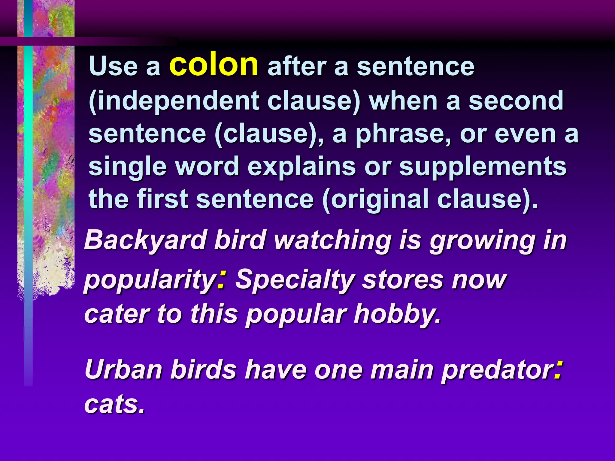 Punctuation marks and its uses examples.ppt