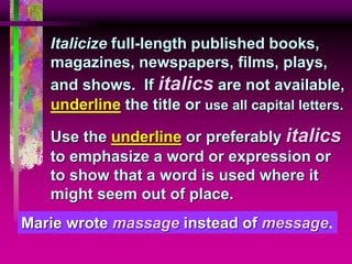 Punctuation marks and its uses examples.ppt