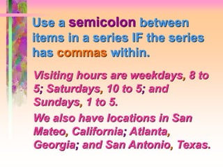 Punctuation marks and its uses examples.ppt