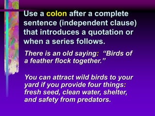 Punctuation marks and its uses examples.ppt