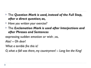 Teaching of English :- punctuation .pptx