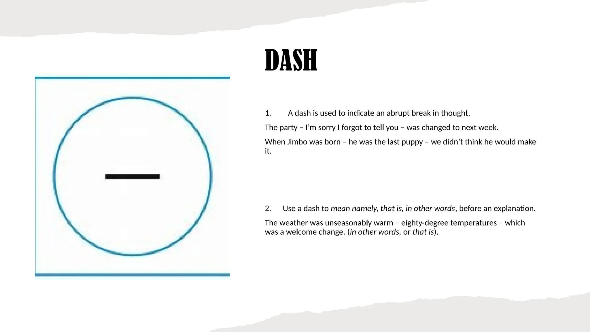Punctuation: perios, commas, punctuation, aposthrope, dash etc | PPTX