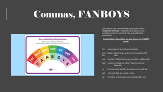 Punctuation on how to punctuate properly | PPTX