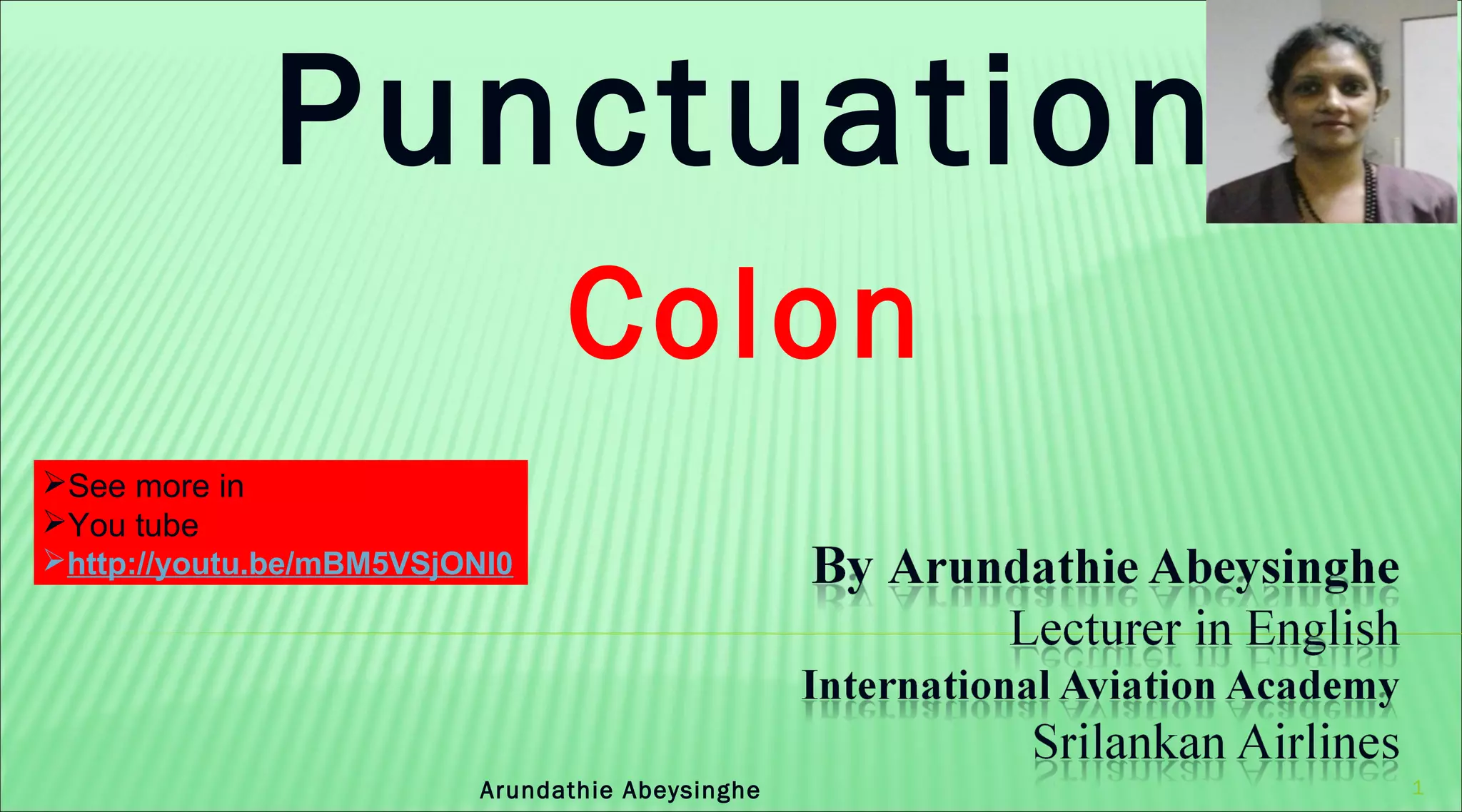 Punctuation colon | PPT