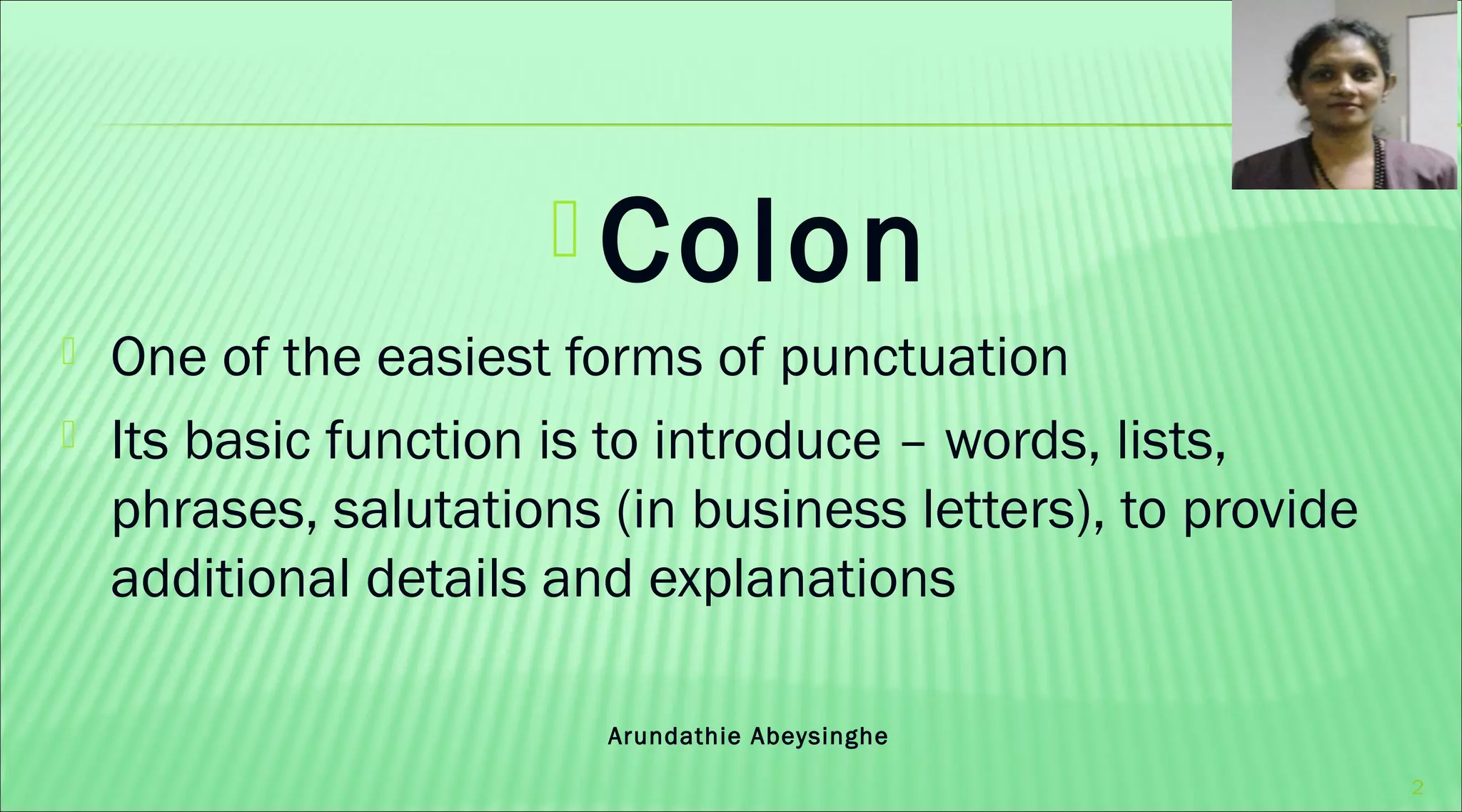 Punctuation colon | PPT