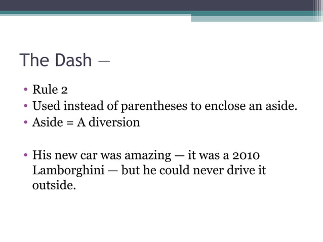 Punctuation Hyphen And Dash | PPT | Free Download