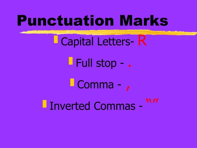 Punctuation | PPT