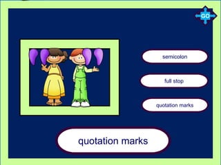 Punctuation marks-games | PPT