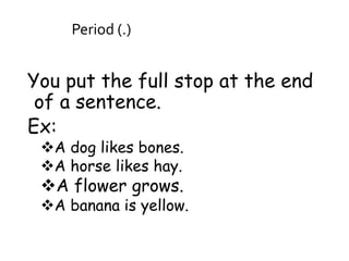 Punctuation powerpoint | PPTX