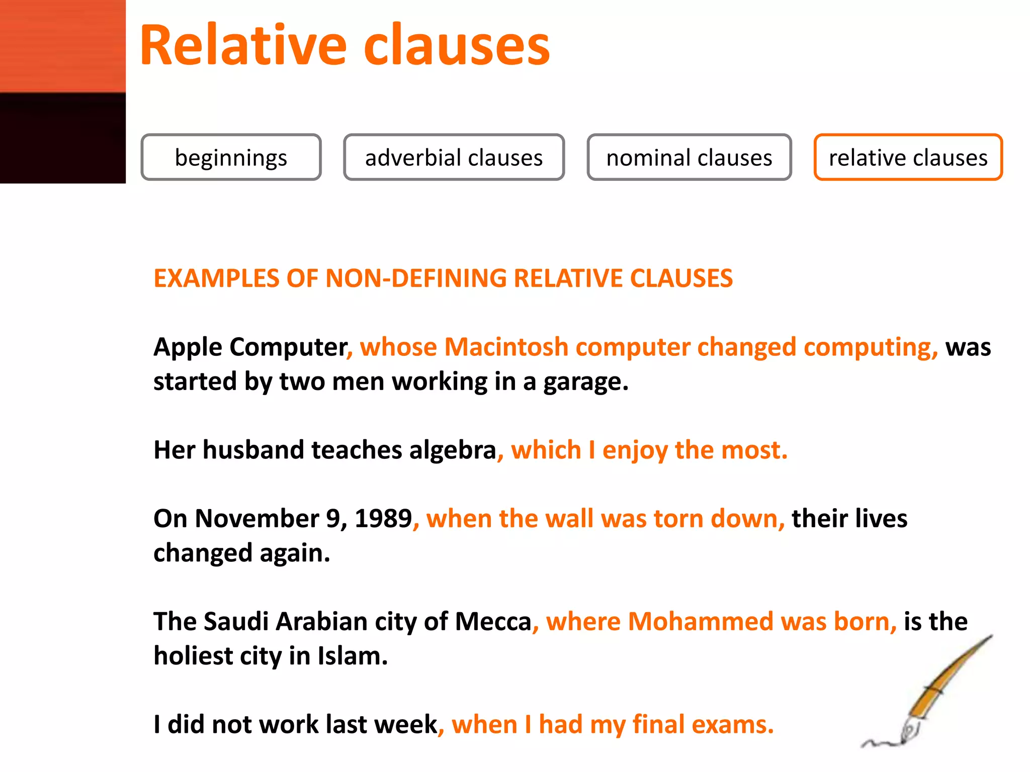 Punctuation_adverbial_nominal_relative_clauses_introductions.ppt