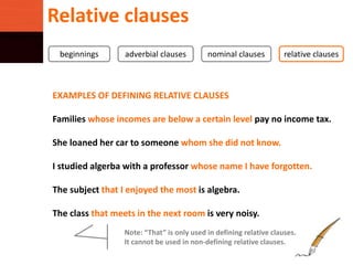 Punctuation_adverbial_nominal_relative_clauses_introductions.ppt