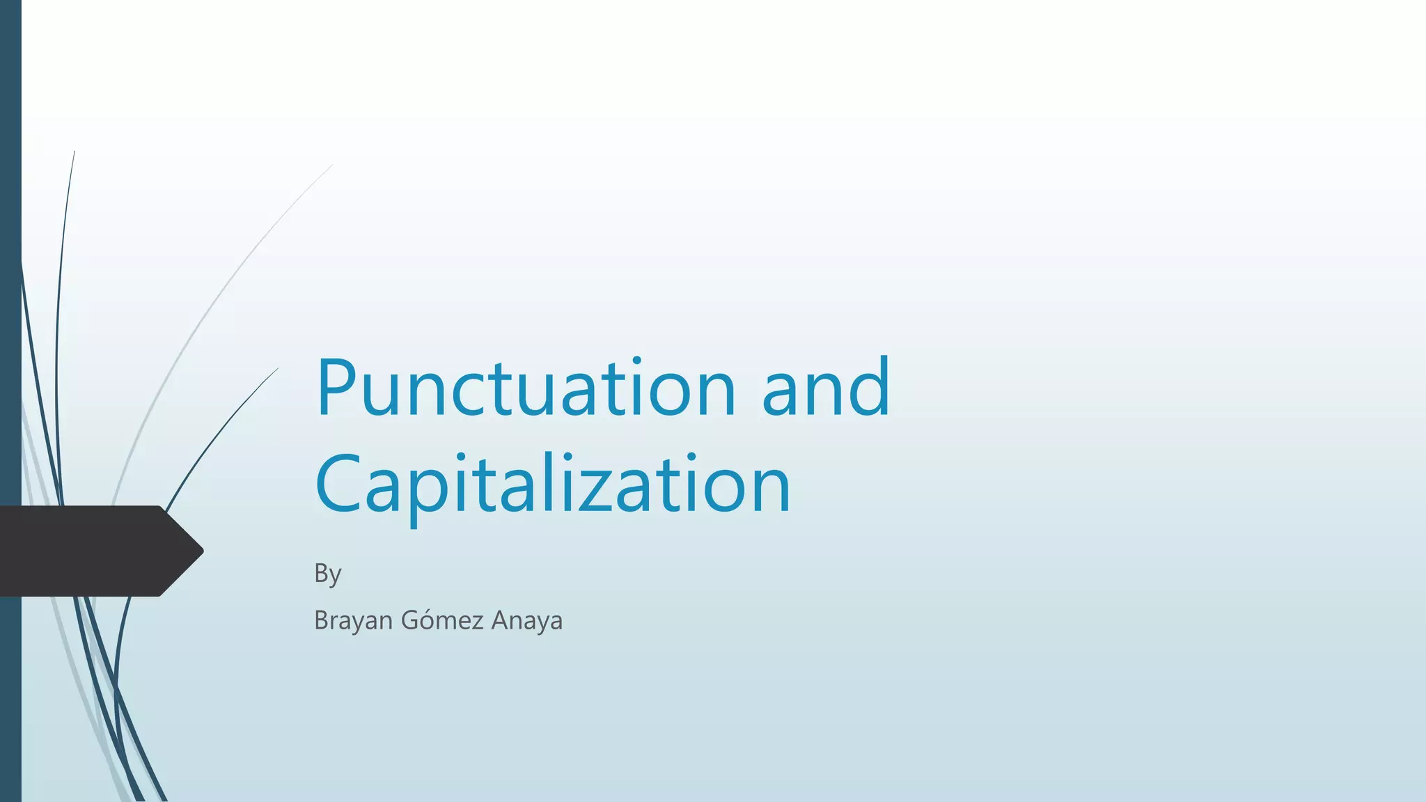 Punctuation and capitalization | PPTX