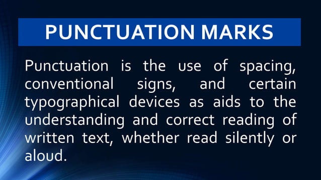 PUNCTUATION AND CAPITALIZATION LESSON.pptx | Books and Literature