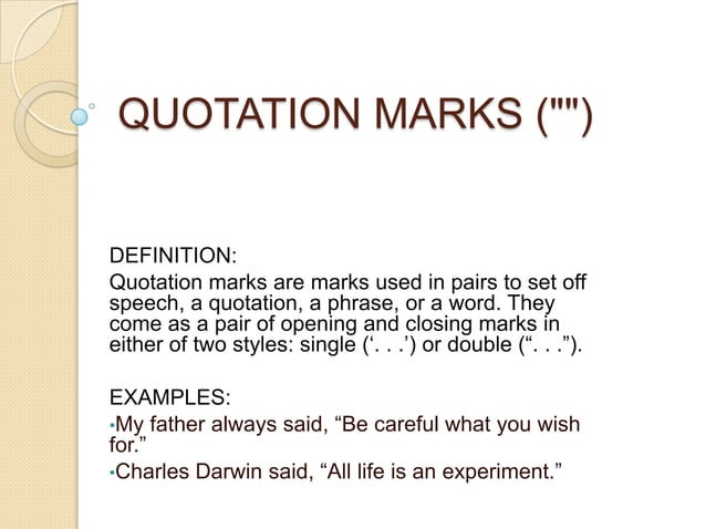 Punctuation And Its Usage | PPTX