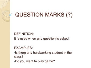 Punctuation And Its Usage | PPTX