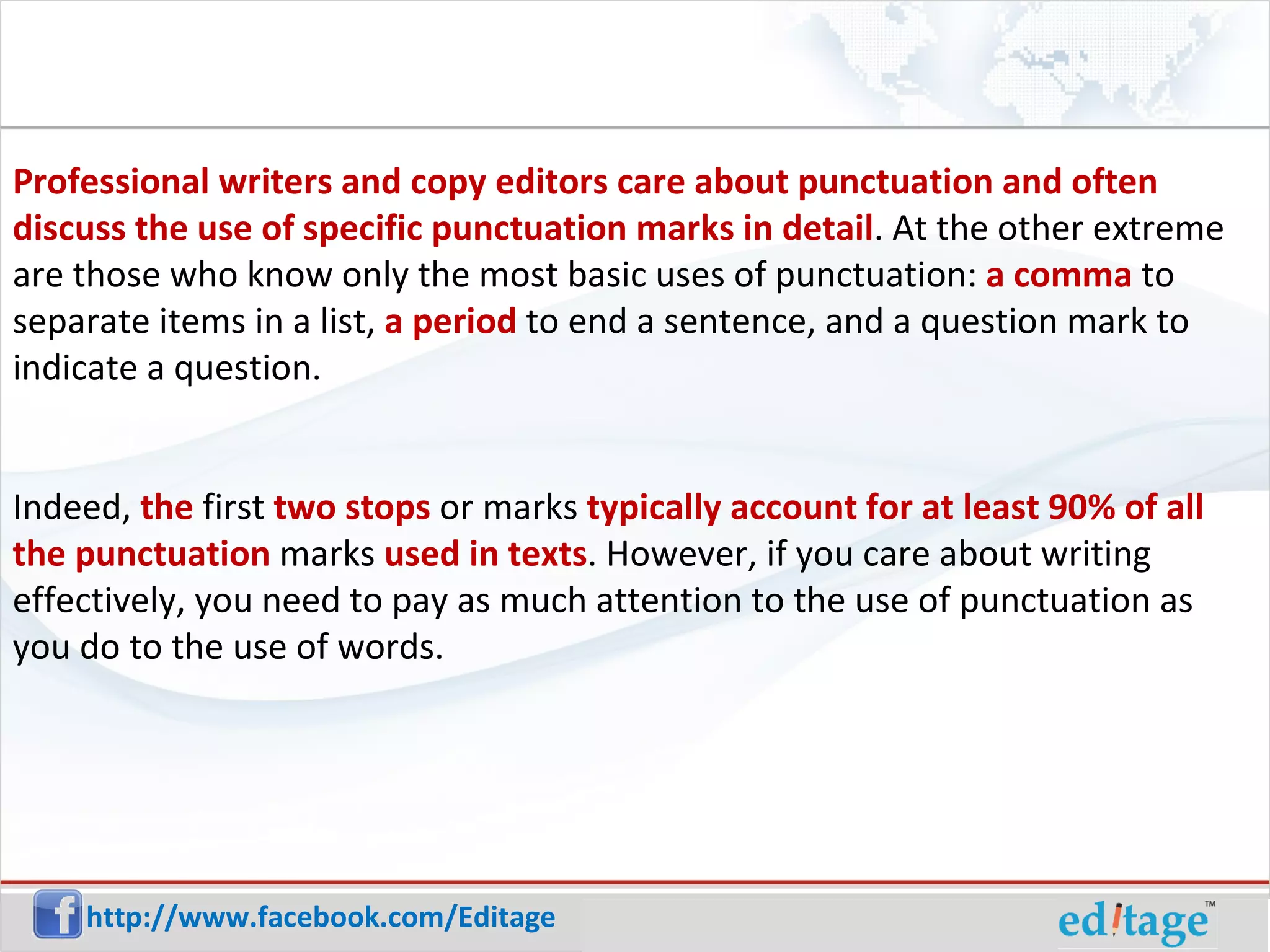Punctuation: A writer's tool kit | PPT