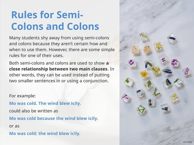 Punctuation Choices for Impact - Semi-Colons and Colons PowerPoint1.pptx