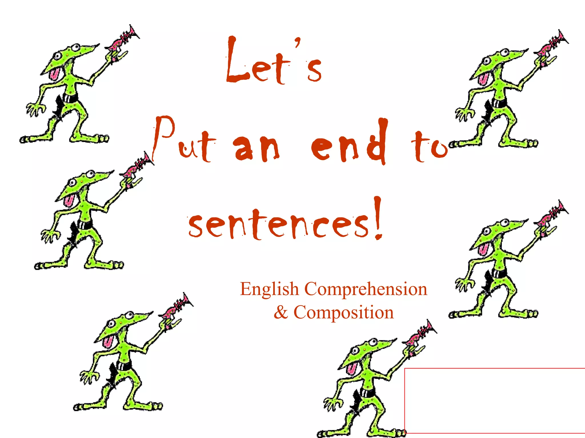 Punctuation (end marks) | PPT