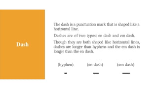 Punctuation Marks: a very comprehensive PPT on rules | PPT