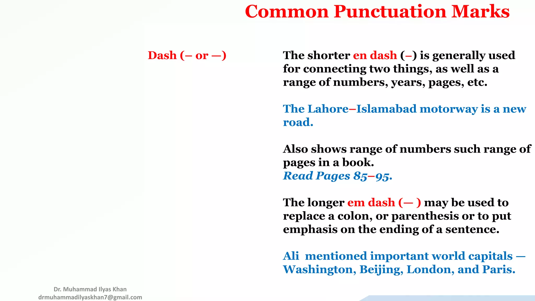 Punctuation in English: an introduction | PPT