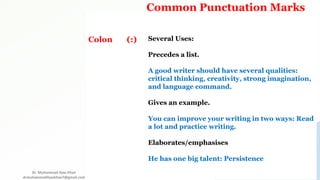 Punctuation in English: an introduction | PPT