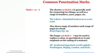Punctuation in English: an introduction | PPTX