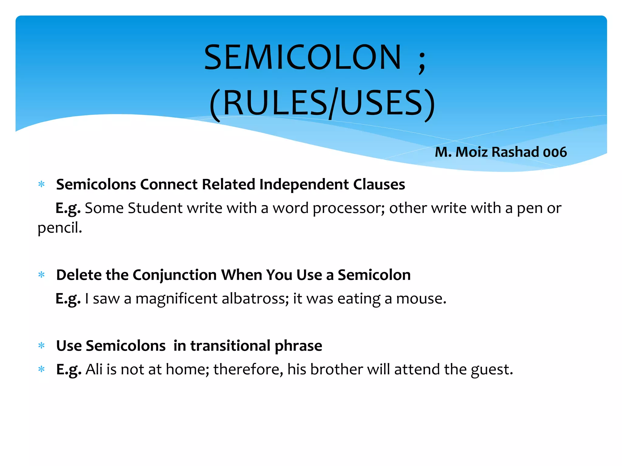 Punctuation its types with Uses | PPTX | Programming Languages | Computing
