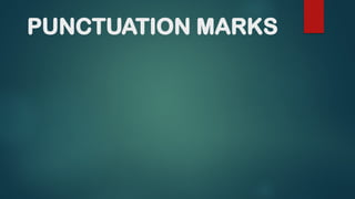 Punctuation marks-1.pptx English Lesson for teachers | PPTX