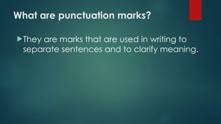 Punctuation marks-1.pptx English Lesson for teachers | PPTX