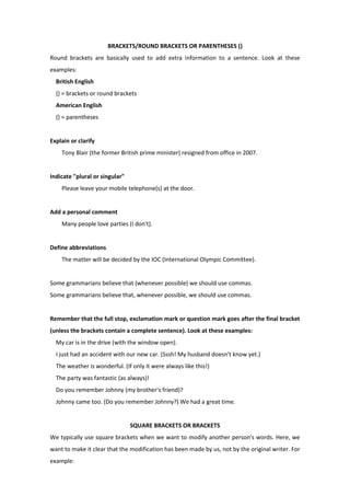 Punctuation marks | DOCX