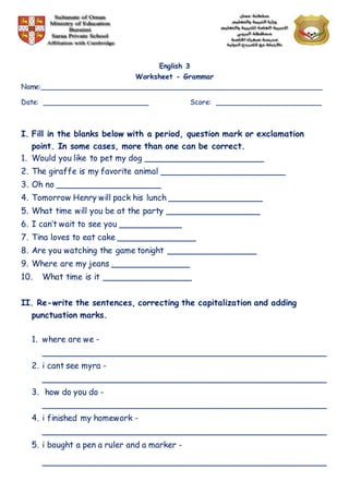 Punctuation marks | PDF