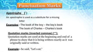 Punctuation marks | PPTX