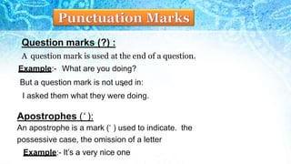 Punctuation marks | PPTX