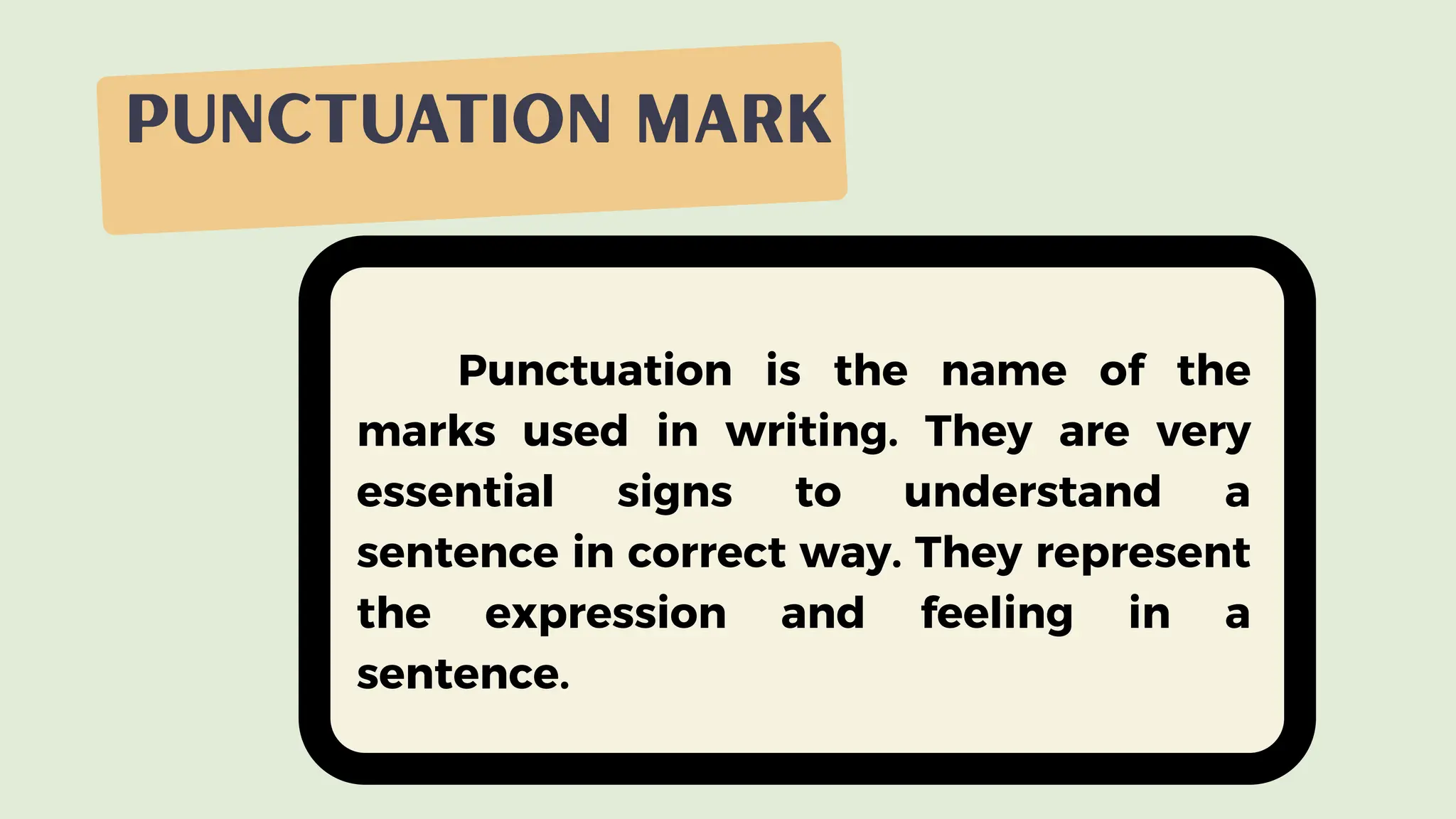 PUNCTUATION MARKS THAT WE HAVE IN WRITING | PPTX