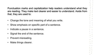 Punctuation marks and capitalization | PPTX