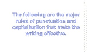 Punctuation marks and capitalization | PPTX