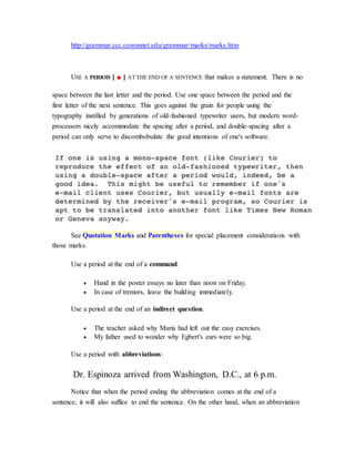 Punctuation marks details | PDF