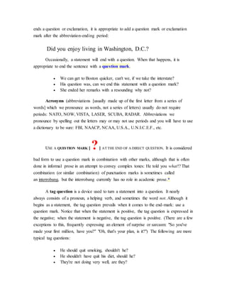 Punctuation marks details | PDF