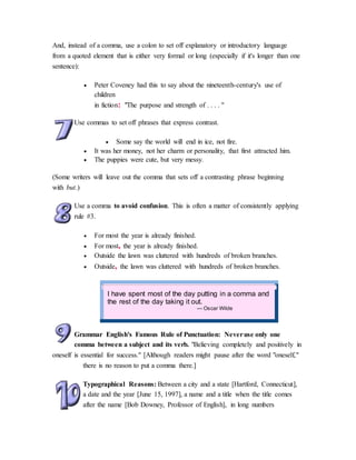 Punctuation marks details | PDF