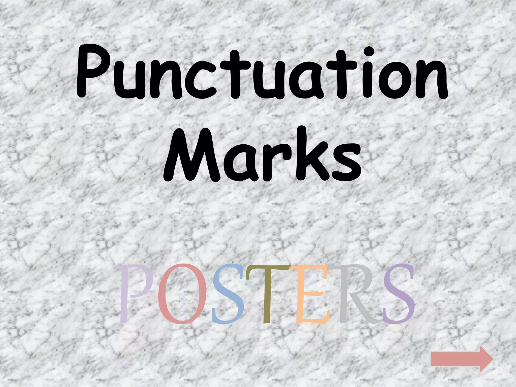 Punctuation marks ppt | PPT