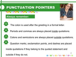 Punctuation Pointers | PPT