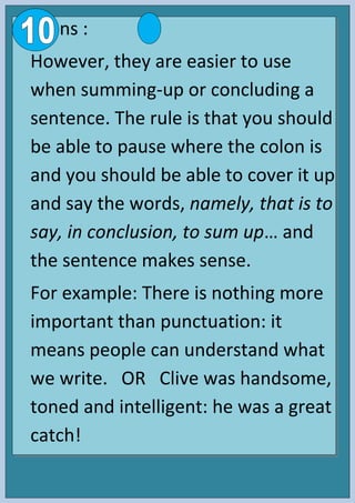 Punctuation poster | DOCX