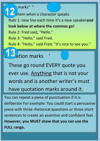 Punctuation poster | DOCX