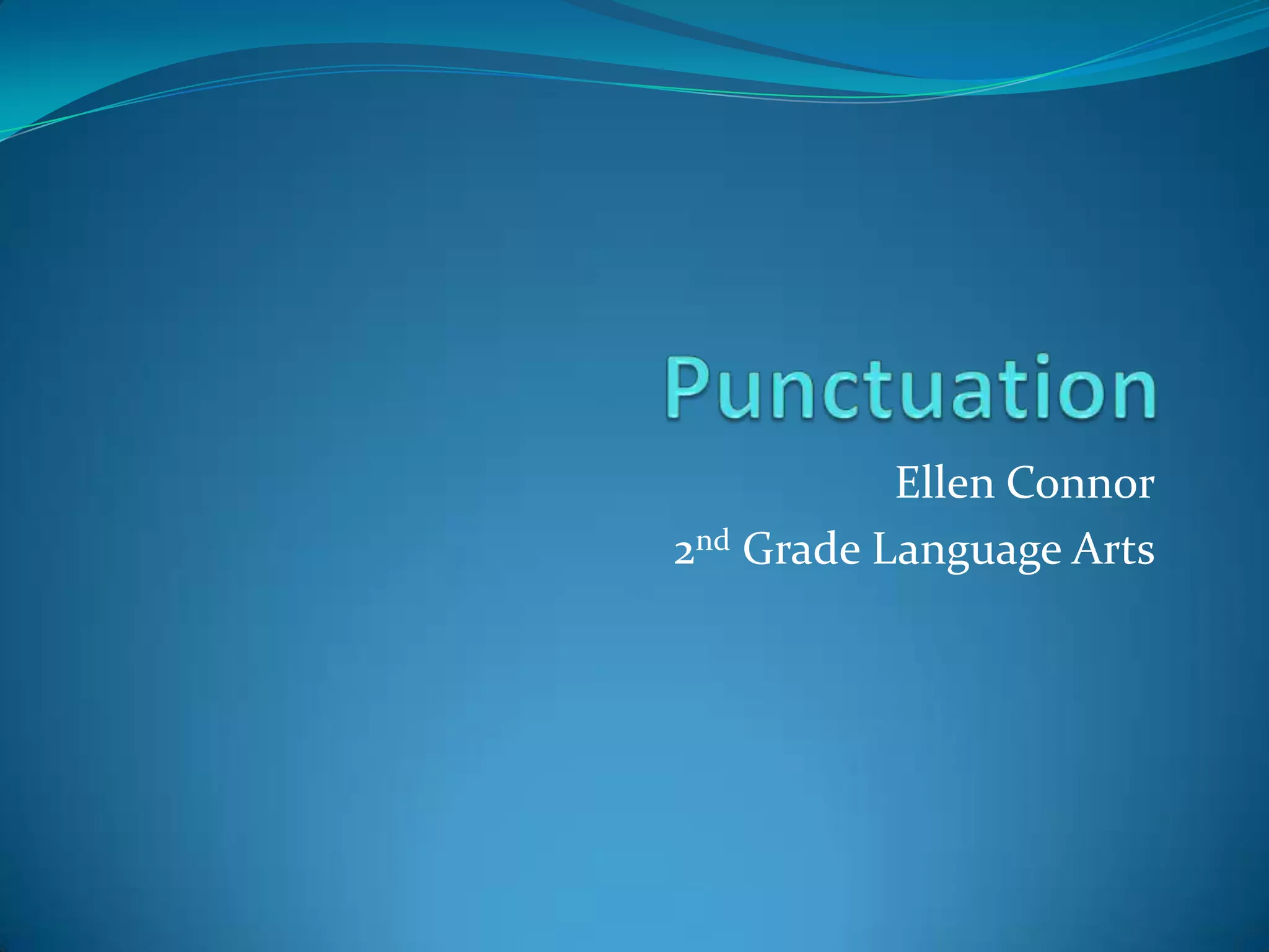 Punctuation Powerpoint | PPTX