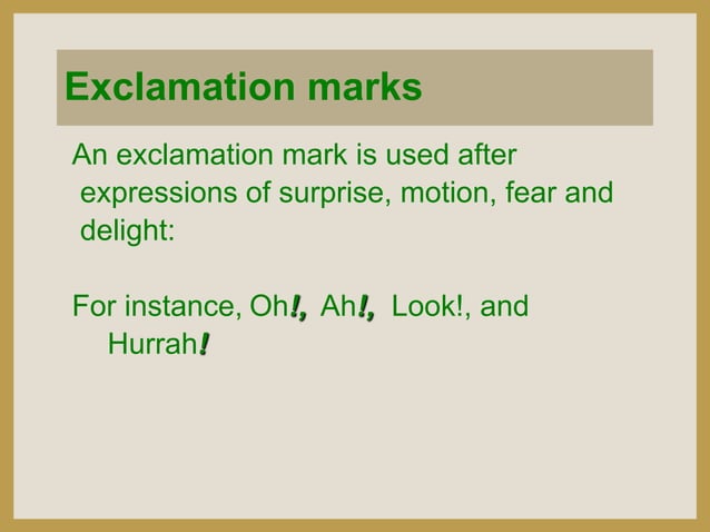 Punctuation powerpoint presentation | PPTX