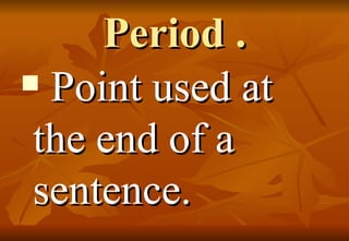 Punctuation pp | PPT