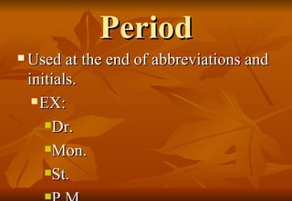 Punctuation pp | PPT