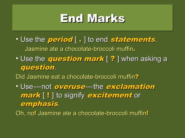 Punctuation ppt | PPT