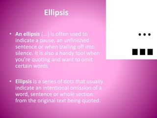 Common Errors in English and Punctuation PPT | PPT