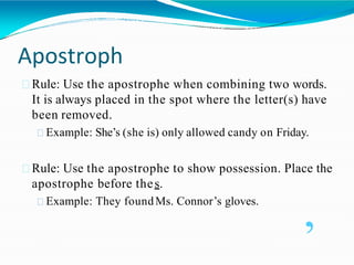 punctuations in English grammar.pptx. Pdf | PDF